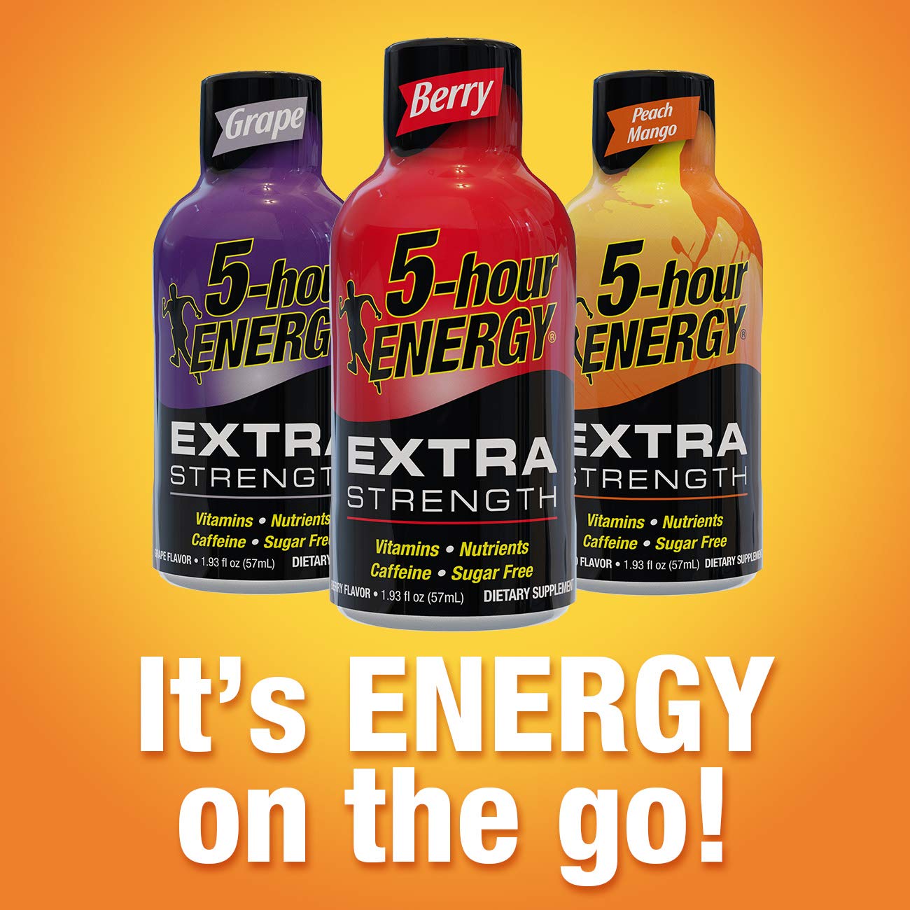 extra strength energy boost in a bottle