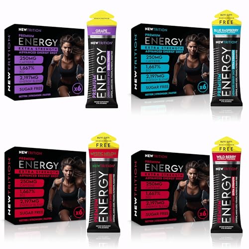 Extra strength energy boost shots