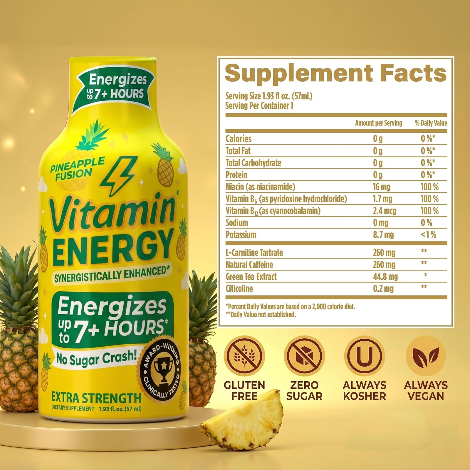 extra strength energy booster shots