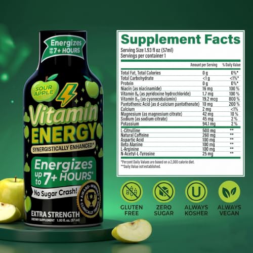 extra strength energy gel shots