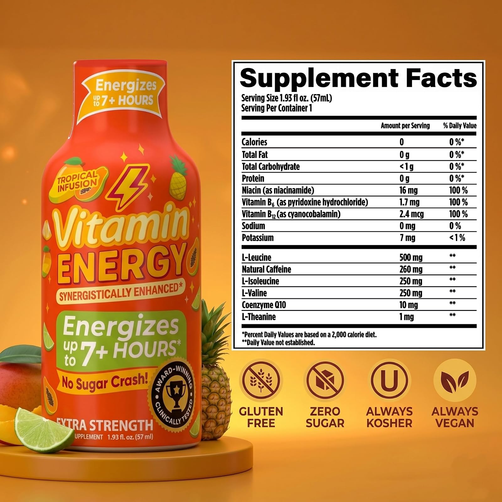 extra strength energy gel shots