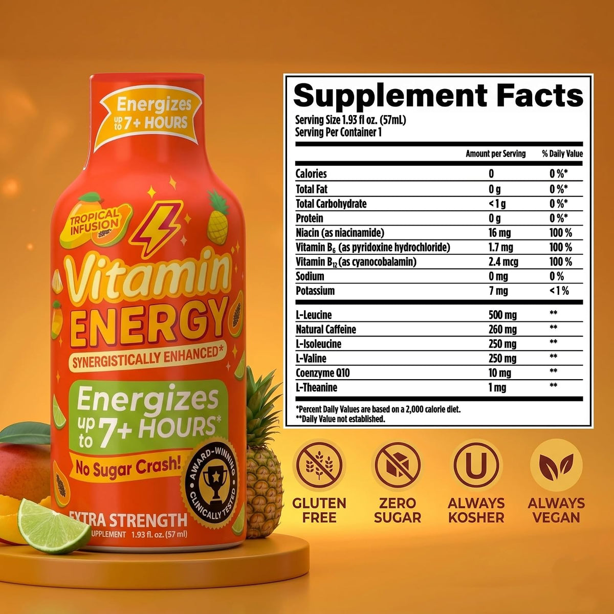 extra strength energy shots for athletes