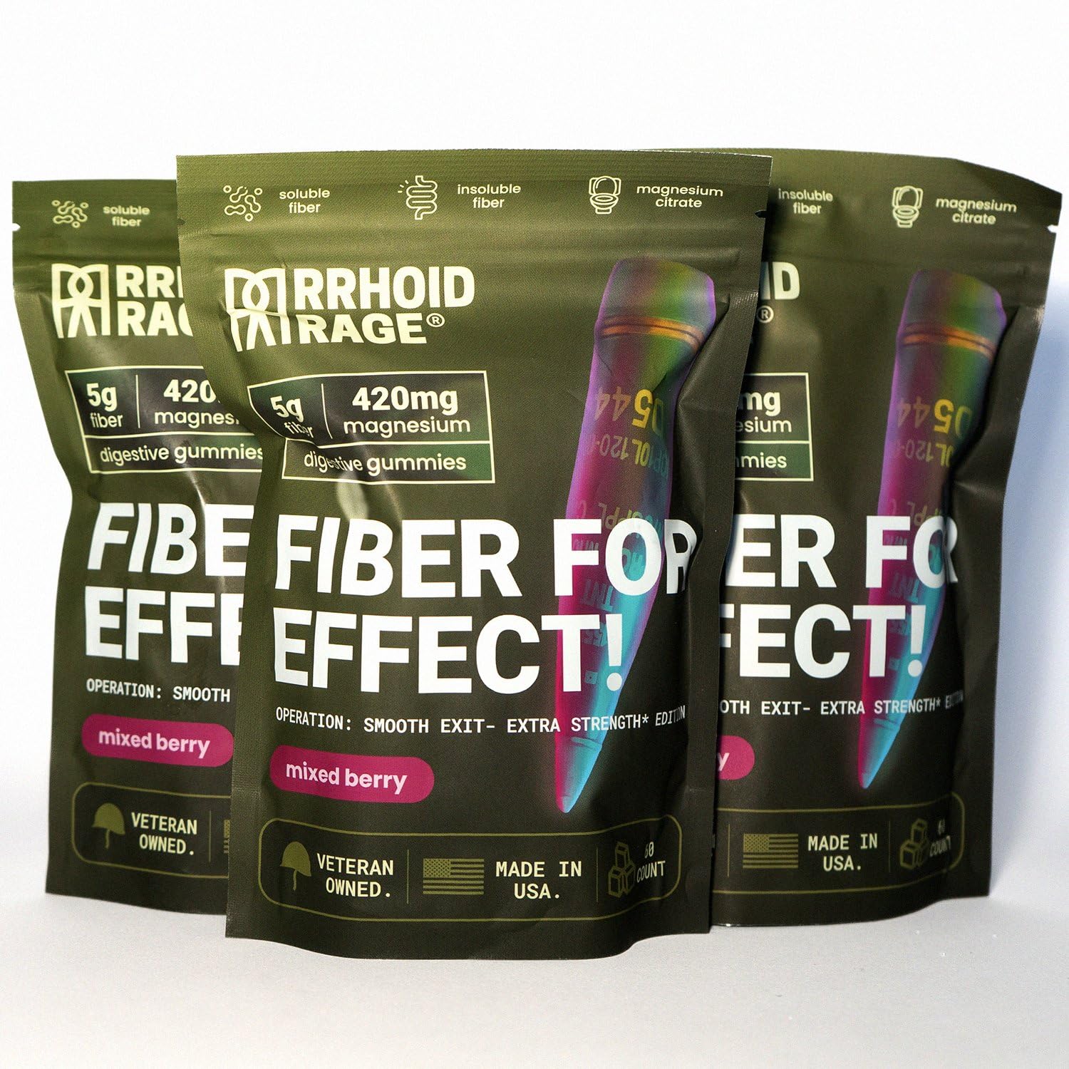 extra strength fiber gummies for digestion