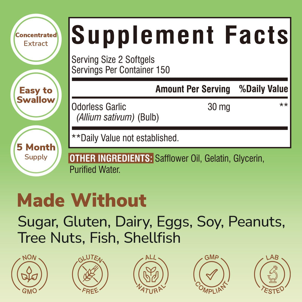 extra strength garlic supplement benefits
