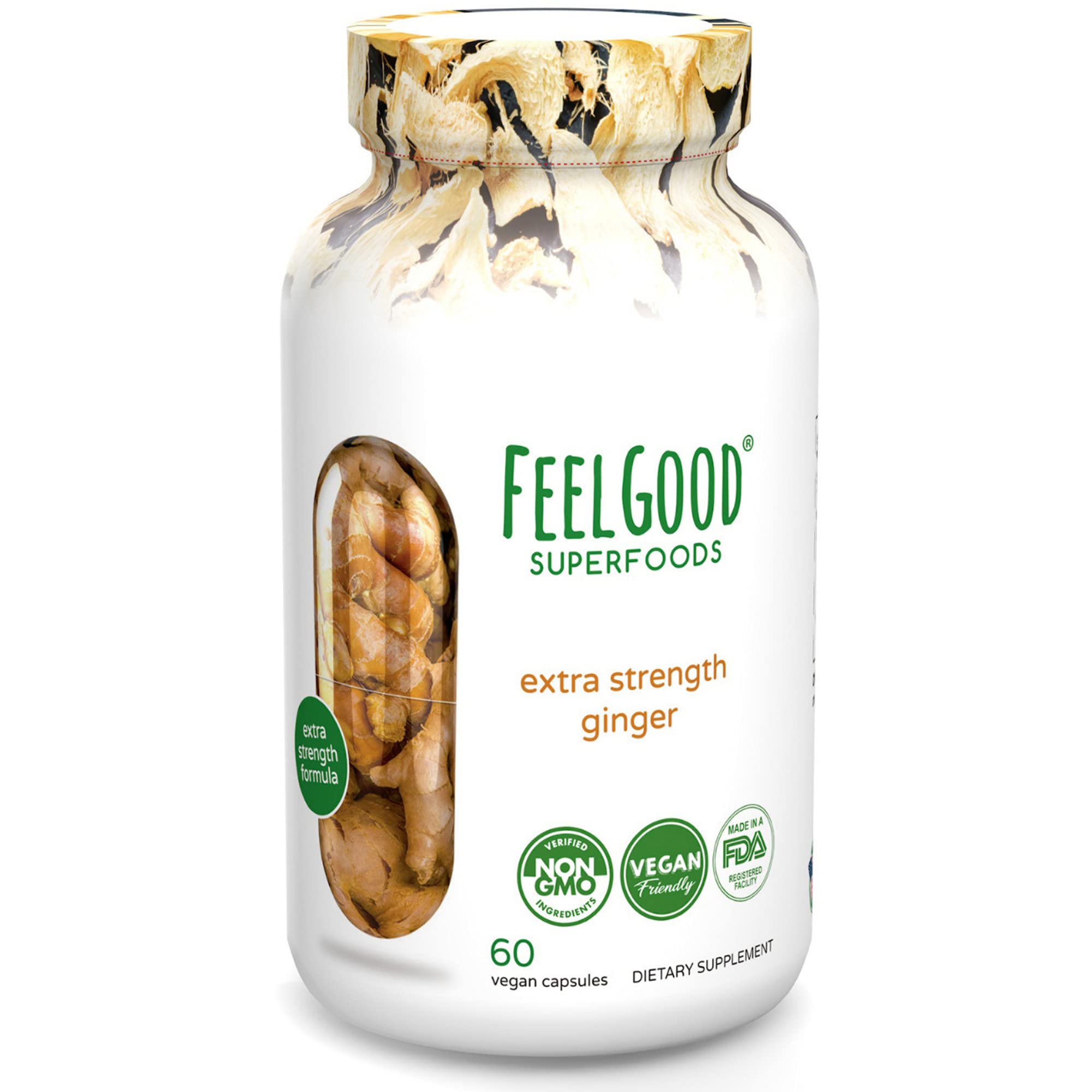 extra-strength ginger root capsules