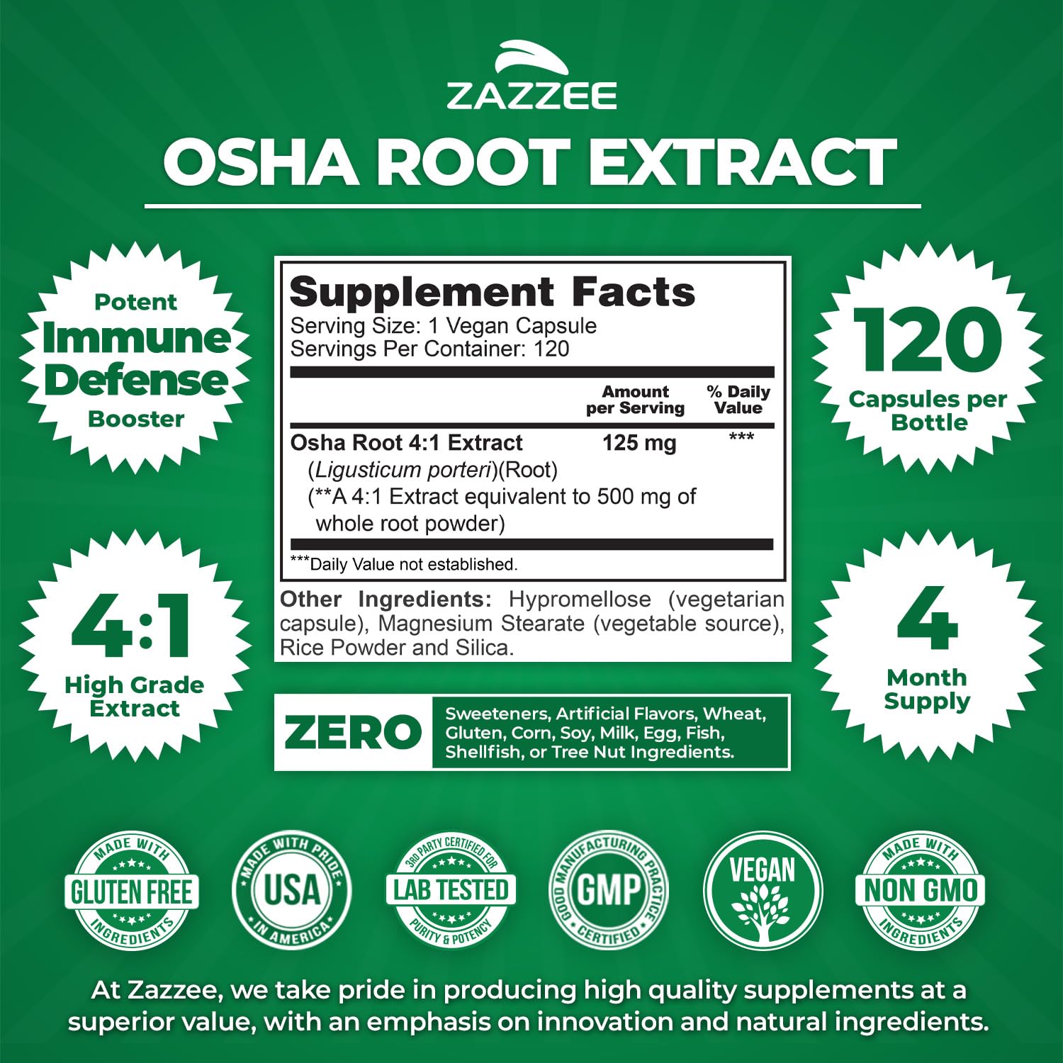 Extra strength ginseng supplement