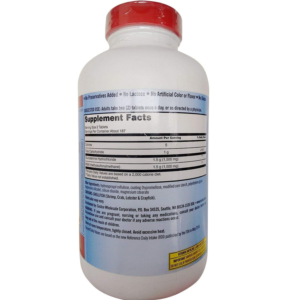 extra strength glucosamine HCI tablets
