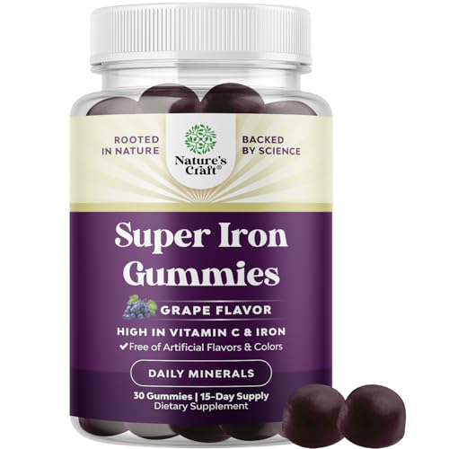 extra strength iron gummies for women