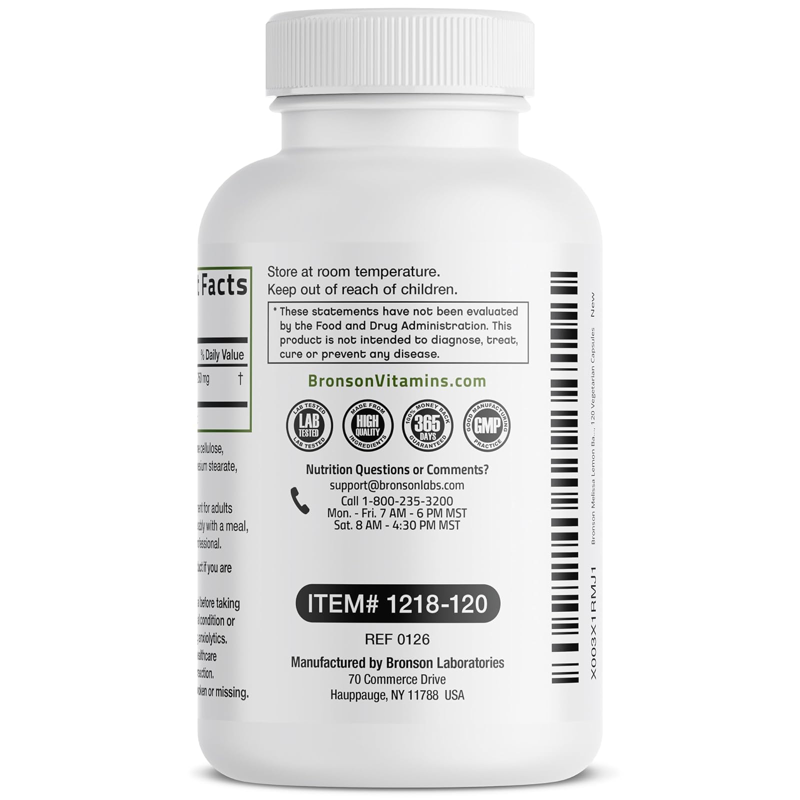 extra strength lemon balm for wellness