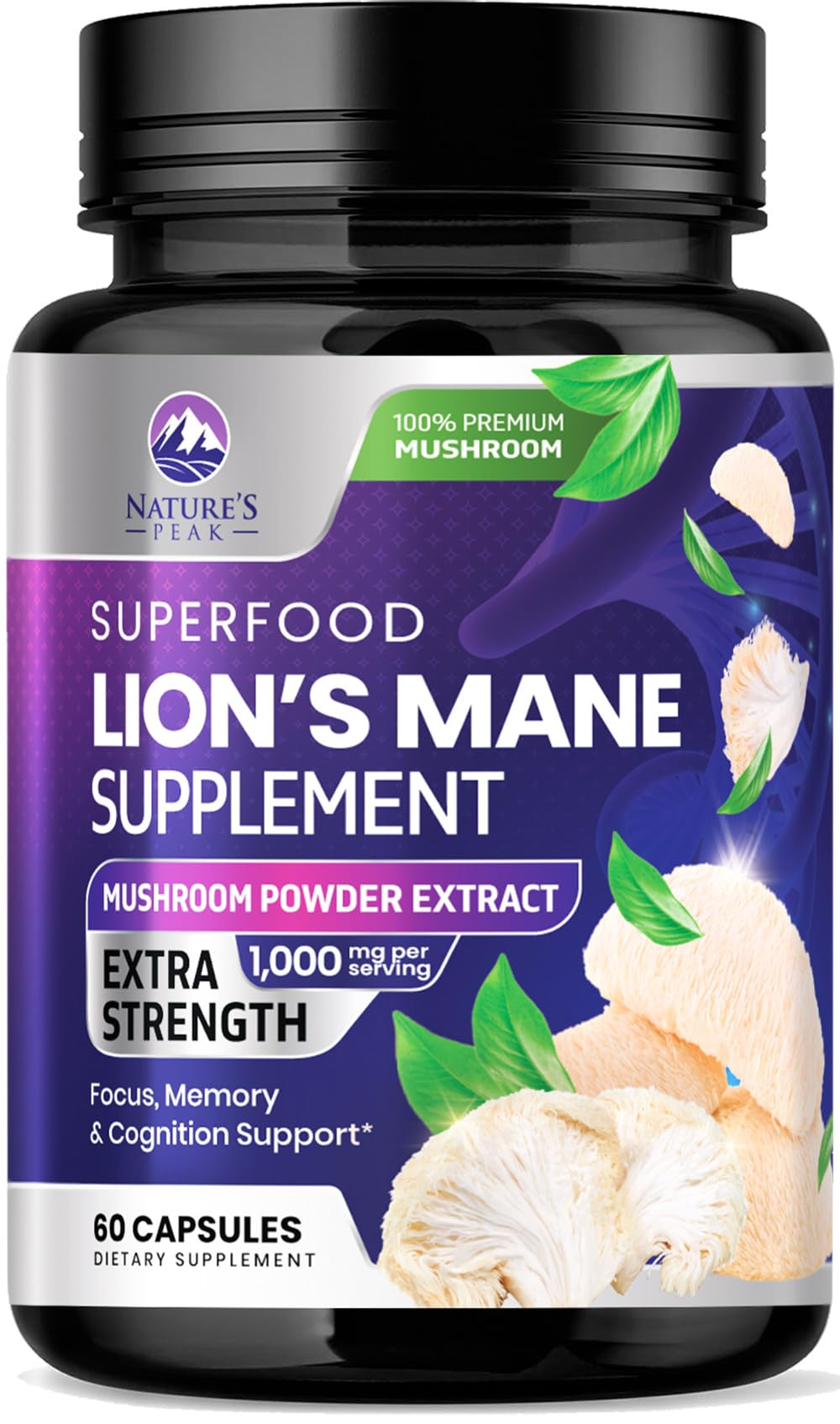 extra strength Lions Mane for brain health