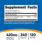 Extra strength magnesium for better sleep