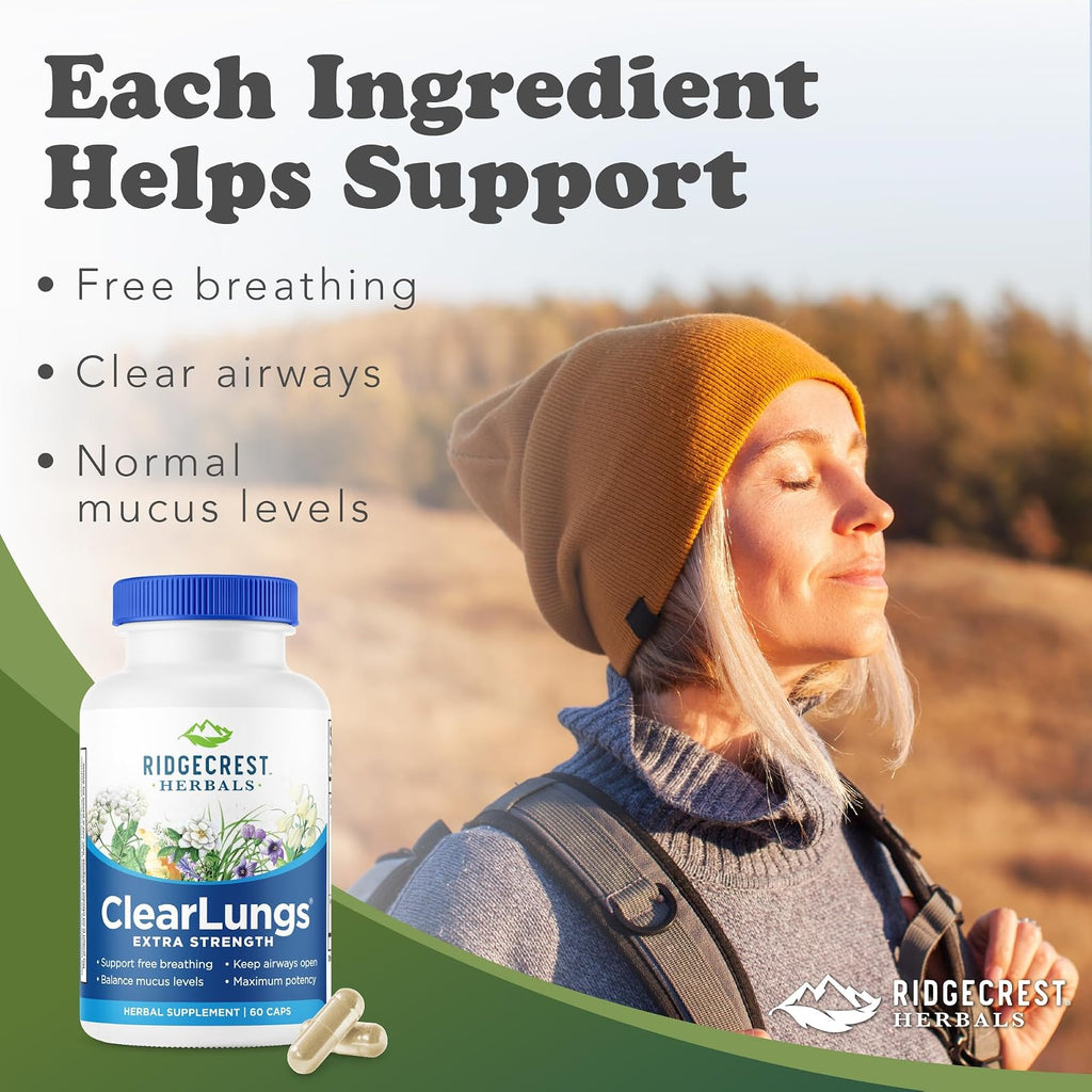 Extra strength mullein capsules for lungs
