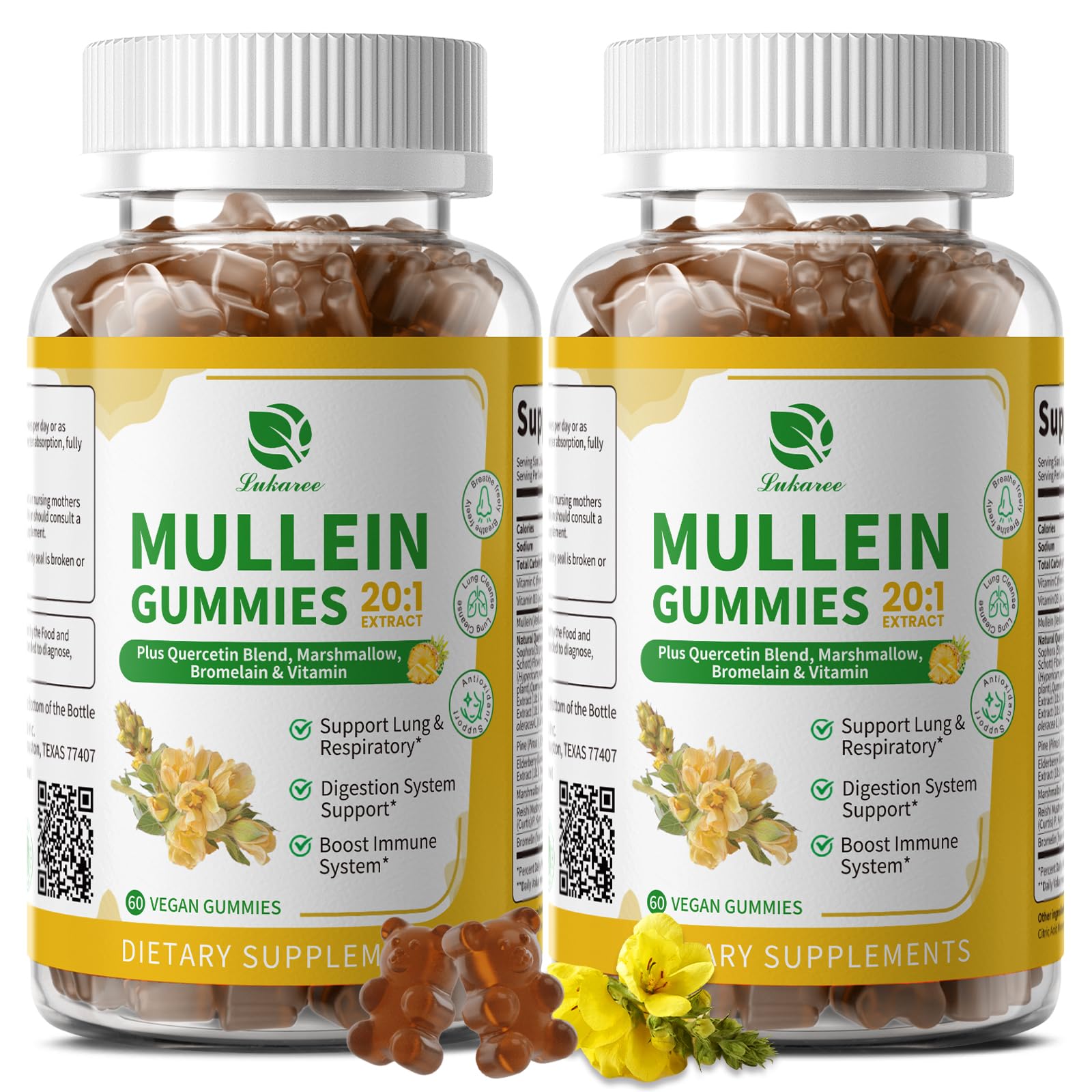 extra strength mullein gummies for lungs