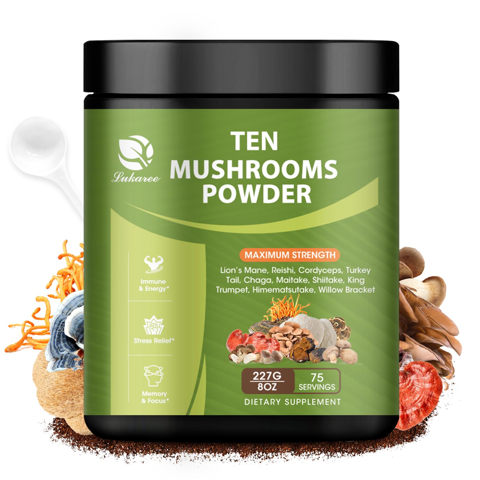 extra strength mushroom blend powder