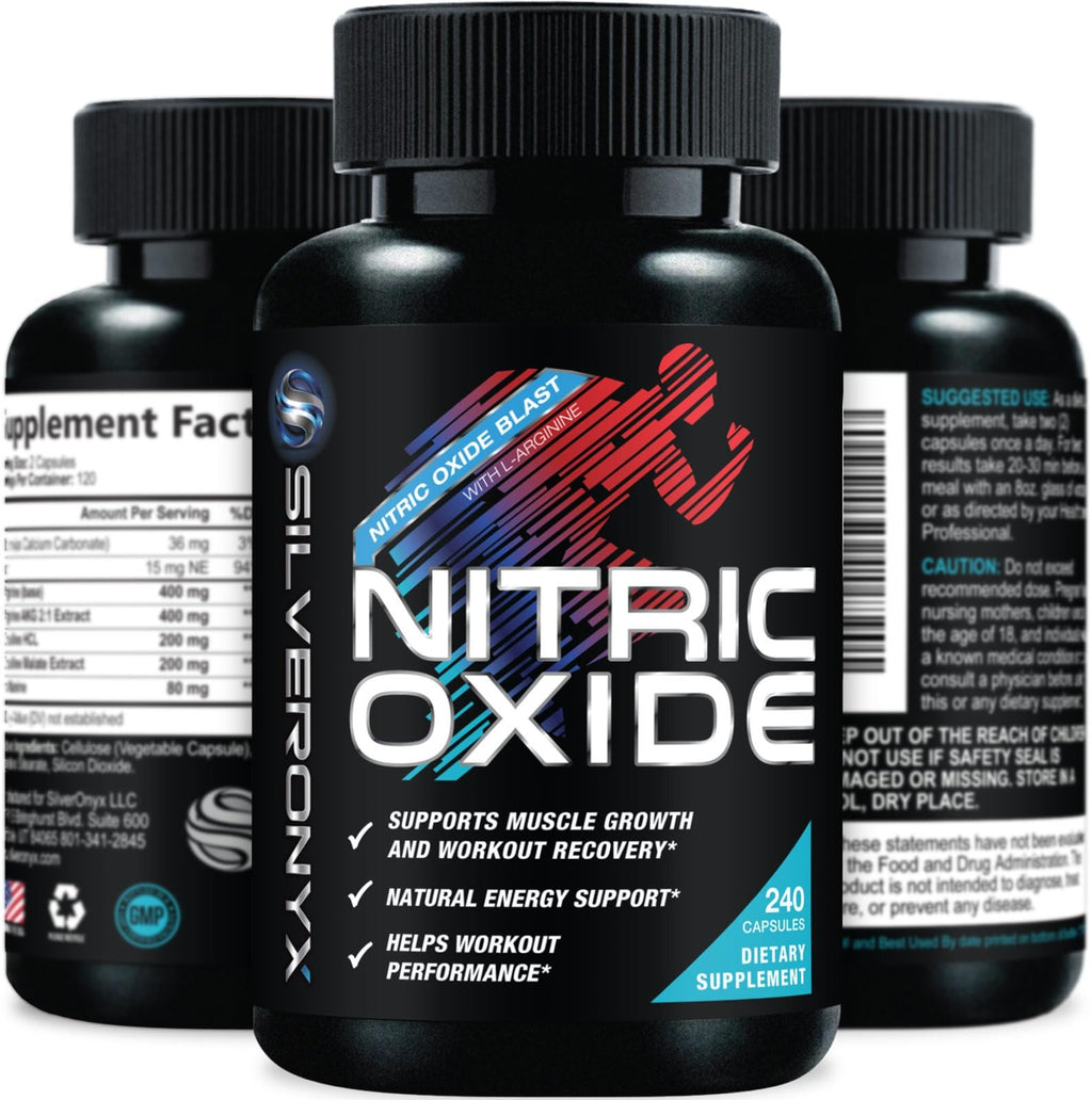 Extra Strength Nitric Oxide Booster capsules