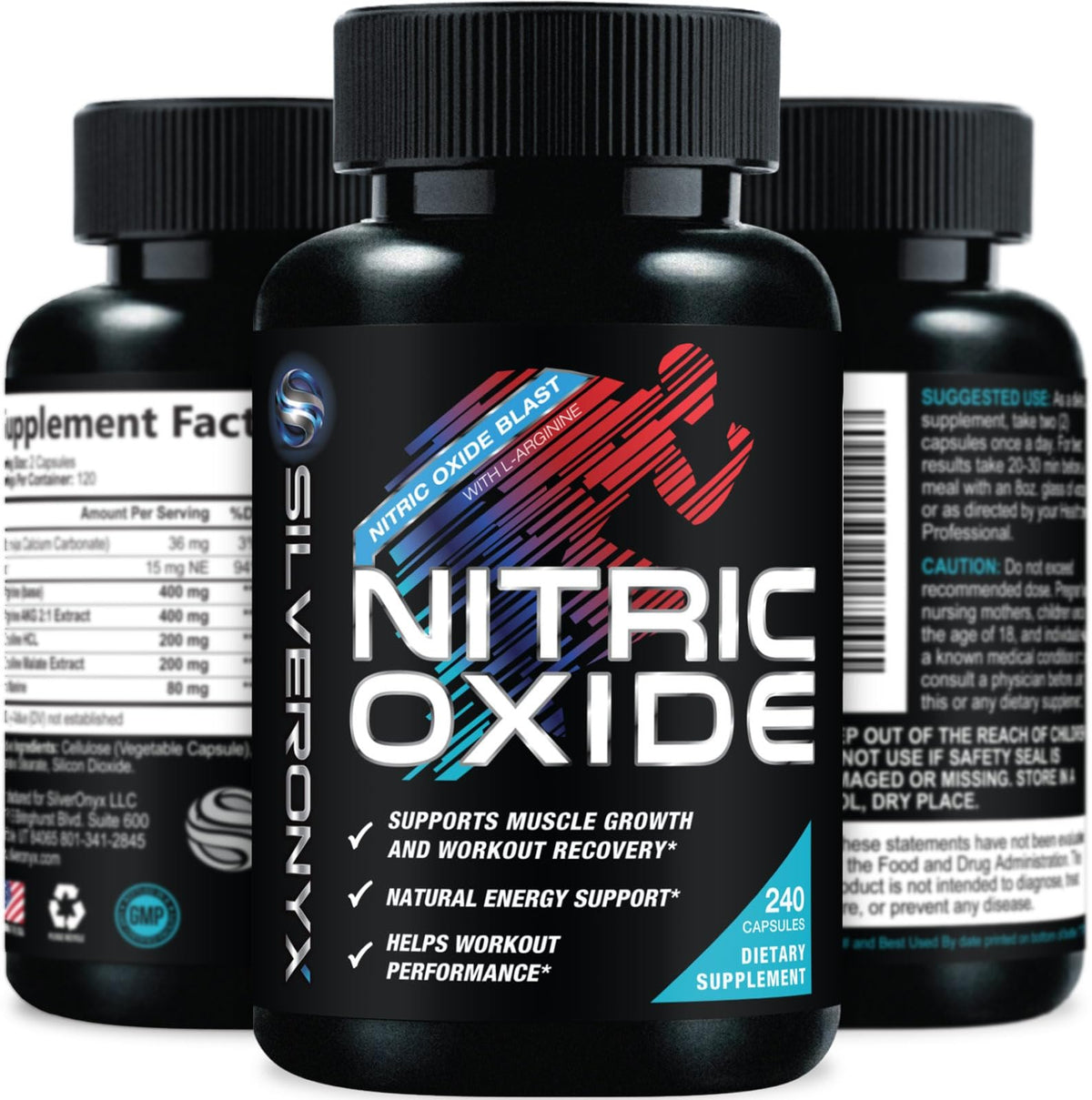 Extra Strength Nitric Oxide Booster capsules