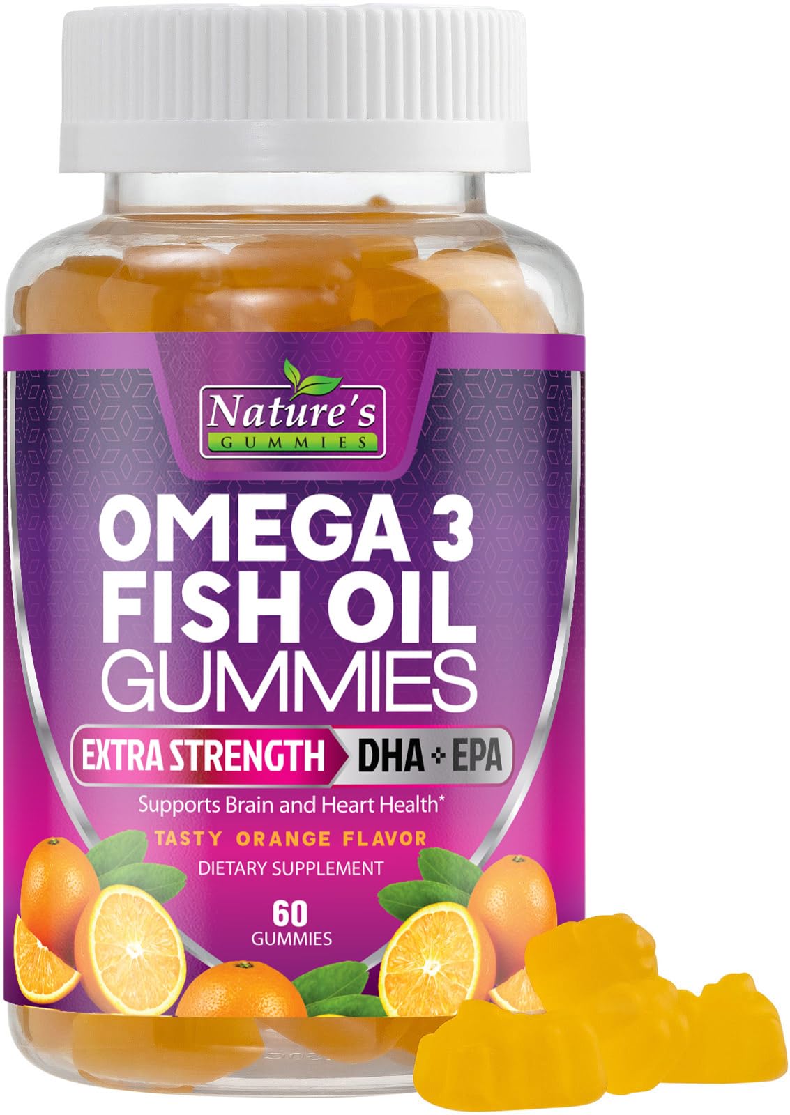 extra strength omega 3 fish oil gummies