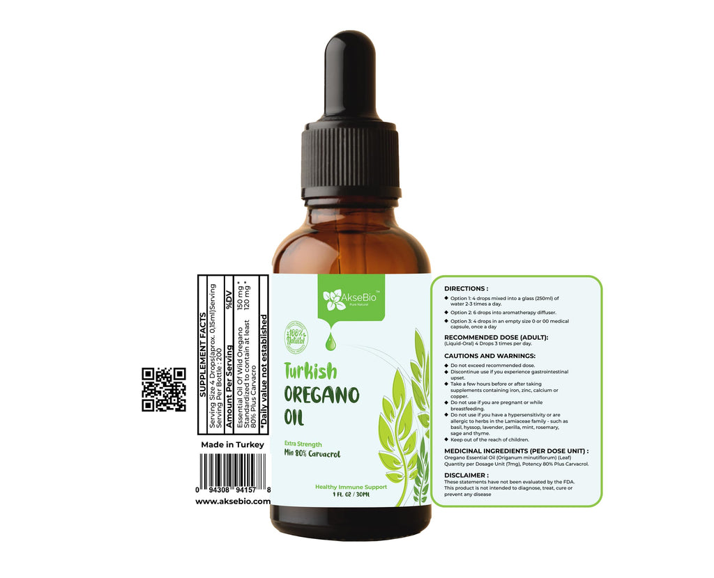 Extra strength oregano oil for health