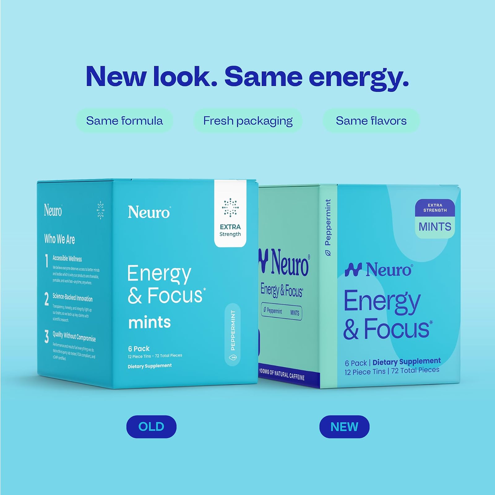 Extra strength peppermint multivitamins