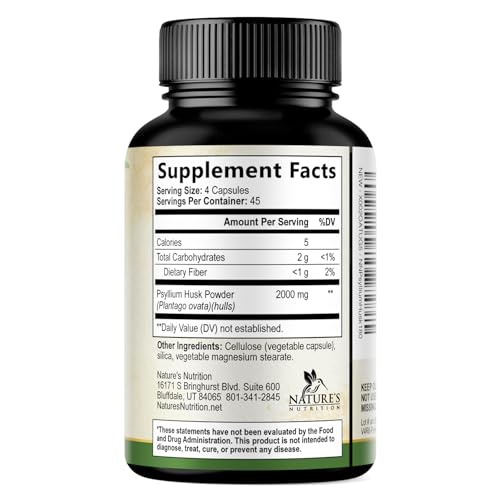 extra strength psyllium husk capsules