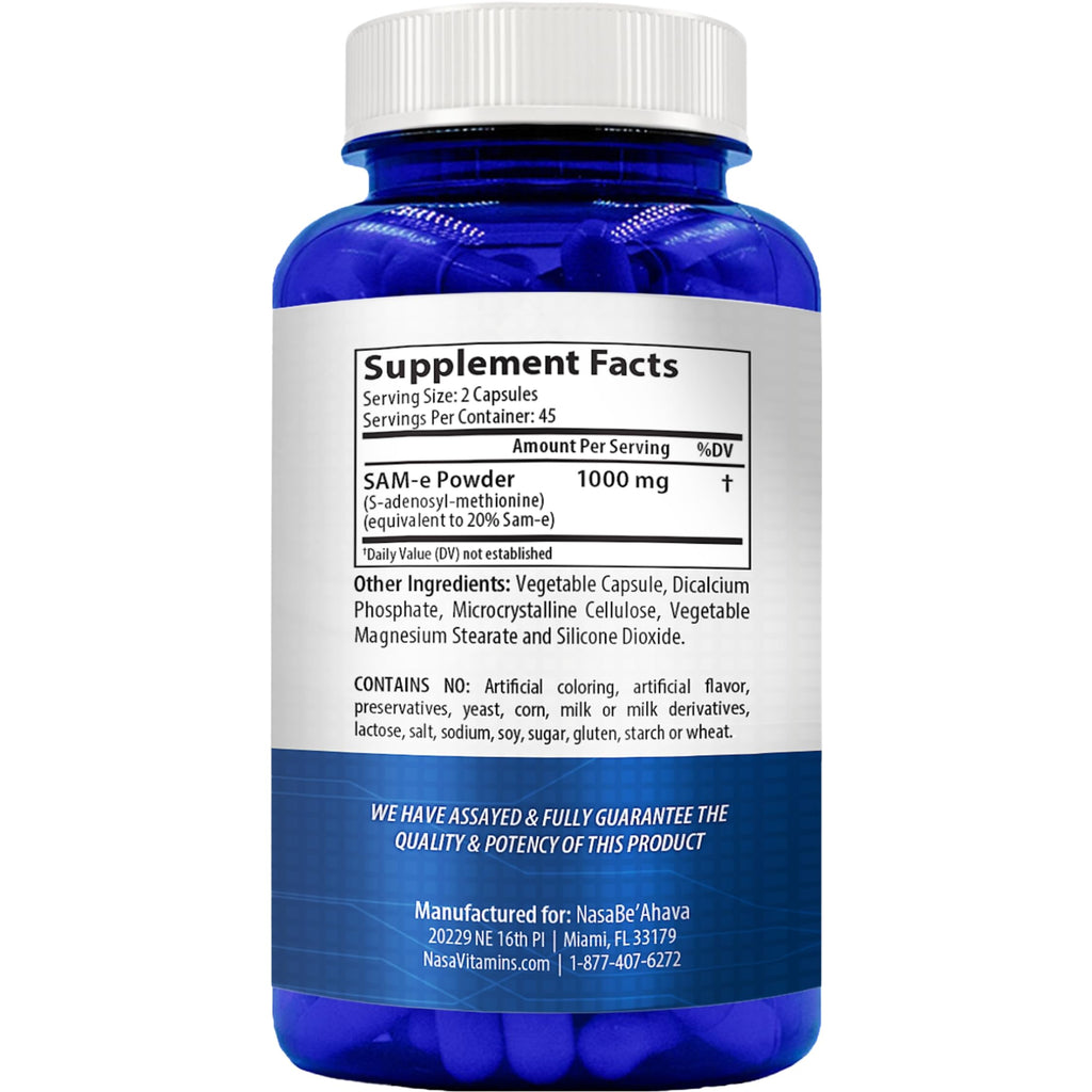 Extra Strength SAM-e 45 day supply