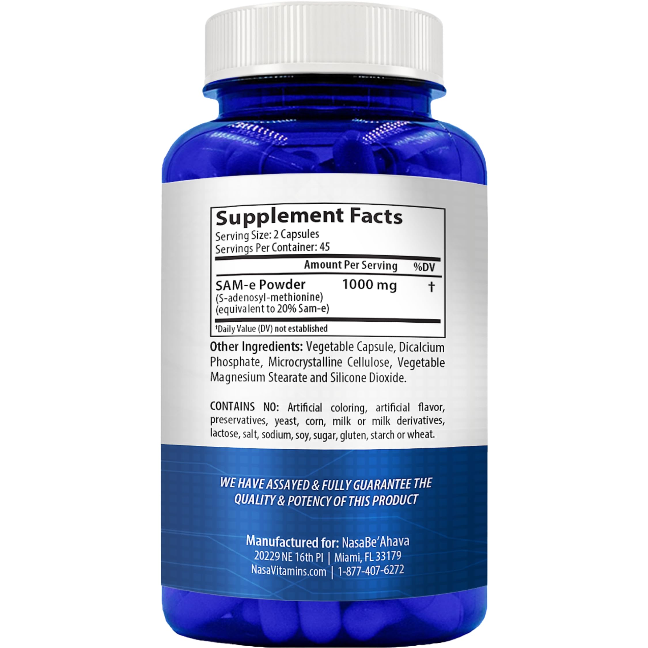 Extra Strength SAM-e 45 day supply
