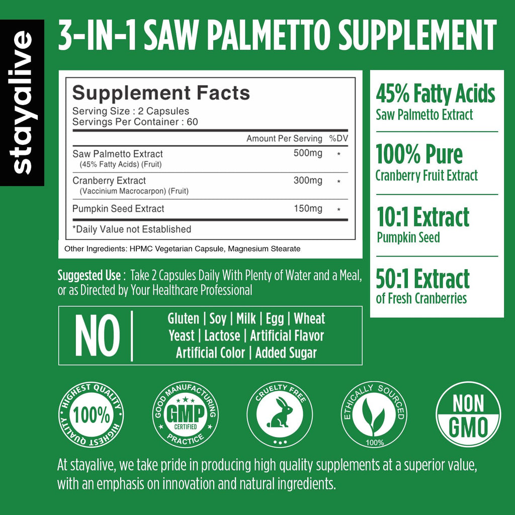 extra strength saw palmetto for hair health