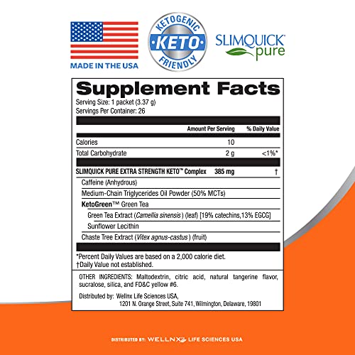 extra strength SlimQuick weight loss packets