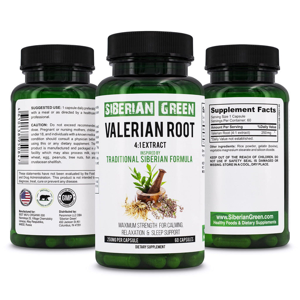 extra strength valerian root capsules