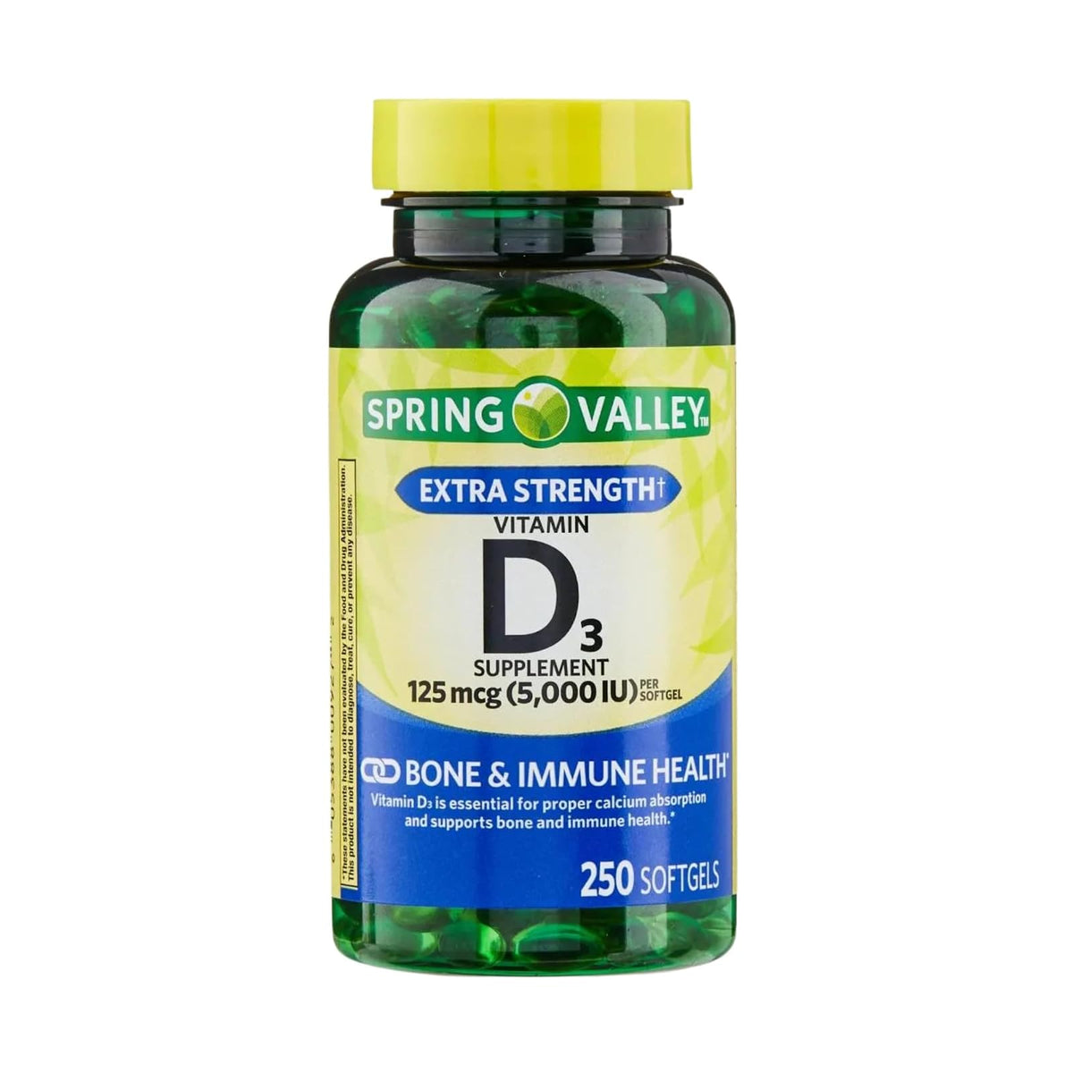 extra strength vitamin D3 softgels