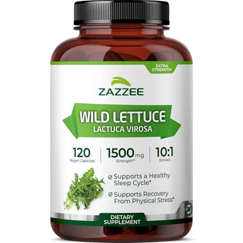 Extra strength wild lettuce extract capsules