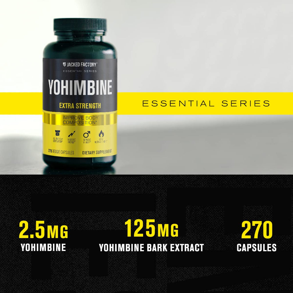 extra strength Yohimbine capsules for energy