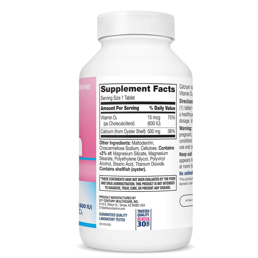 extra vitamin D3 calcium caplets