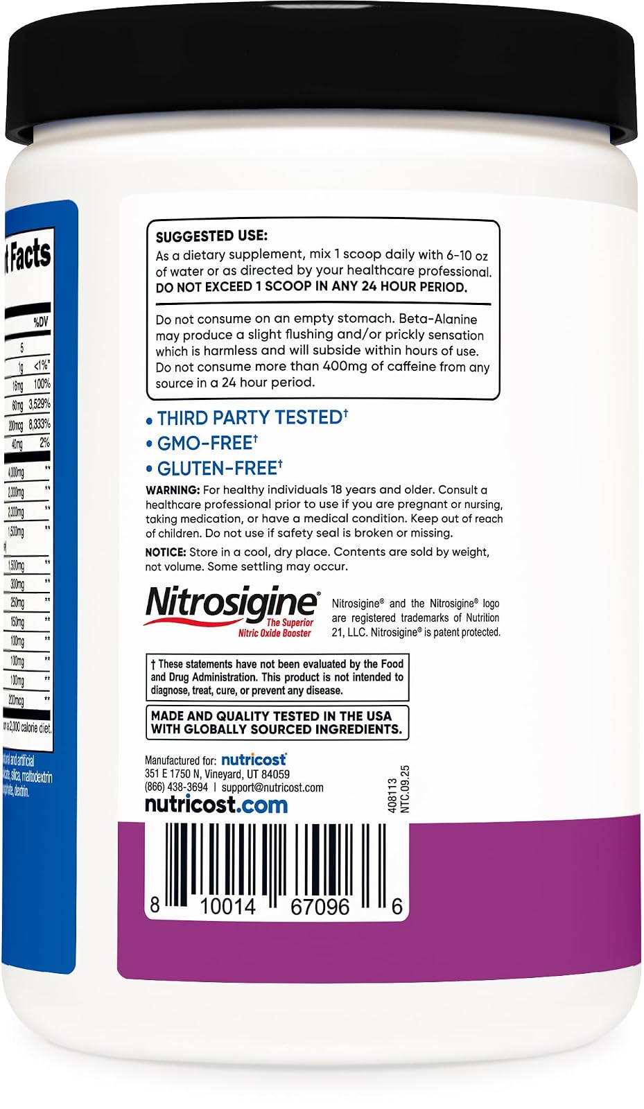 Extreme pre-workout for enhanced performance