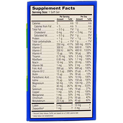 eye care vitamins with essential minerals