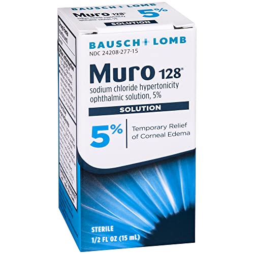 eye care with sodium chloride solution