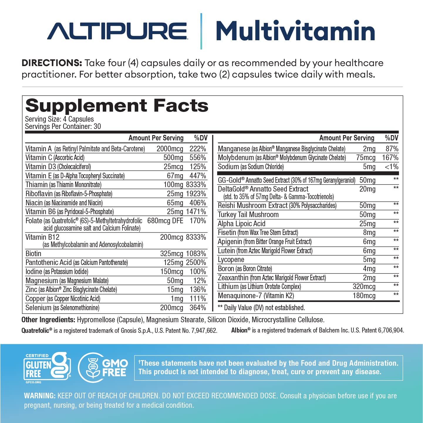 eye health blended vitamin capsules
