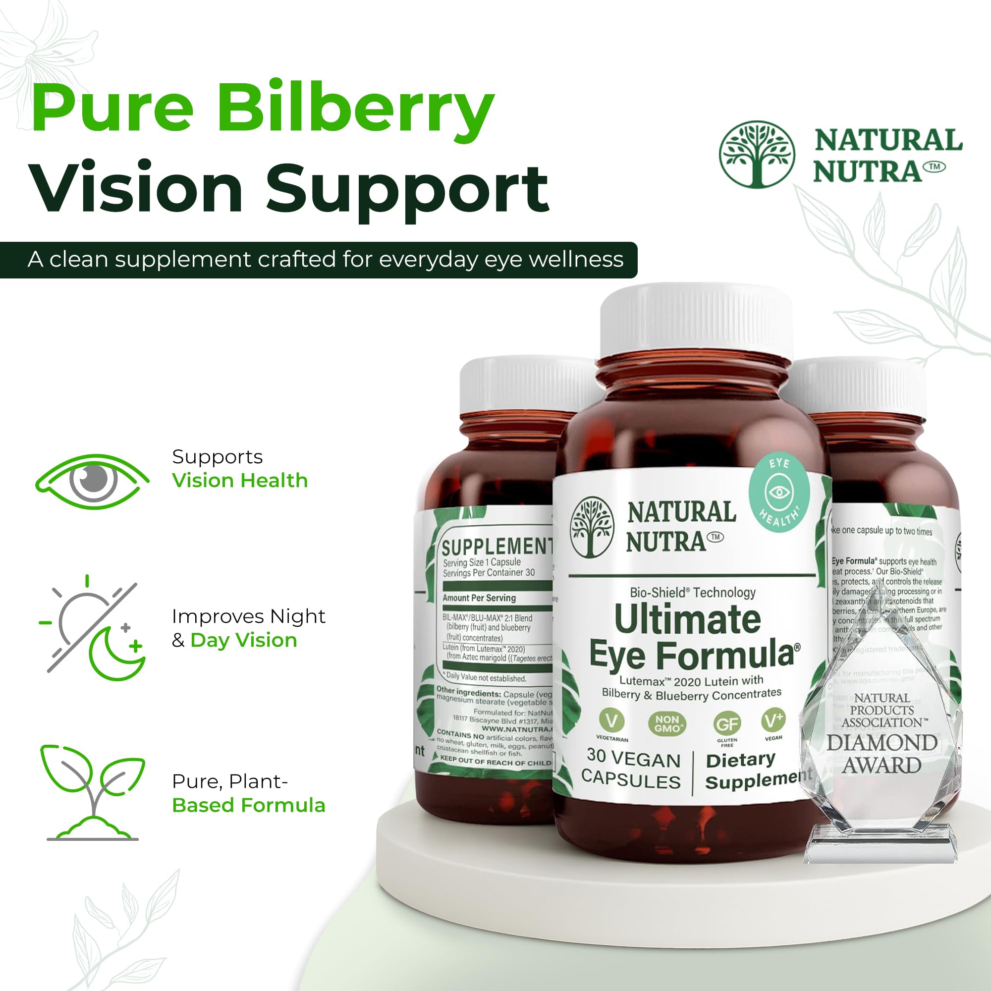 Eye health supplement for clarity
