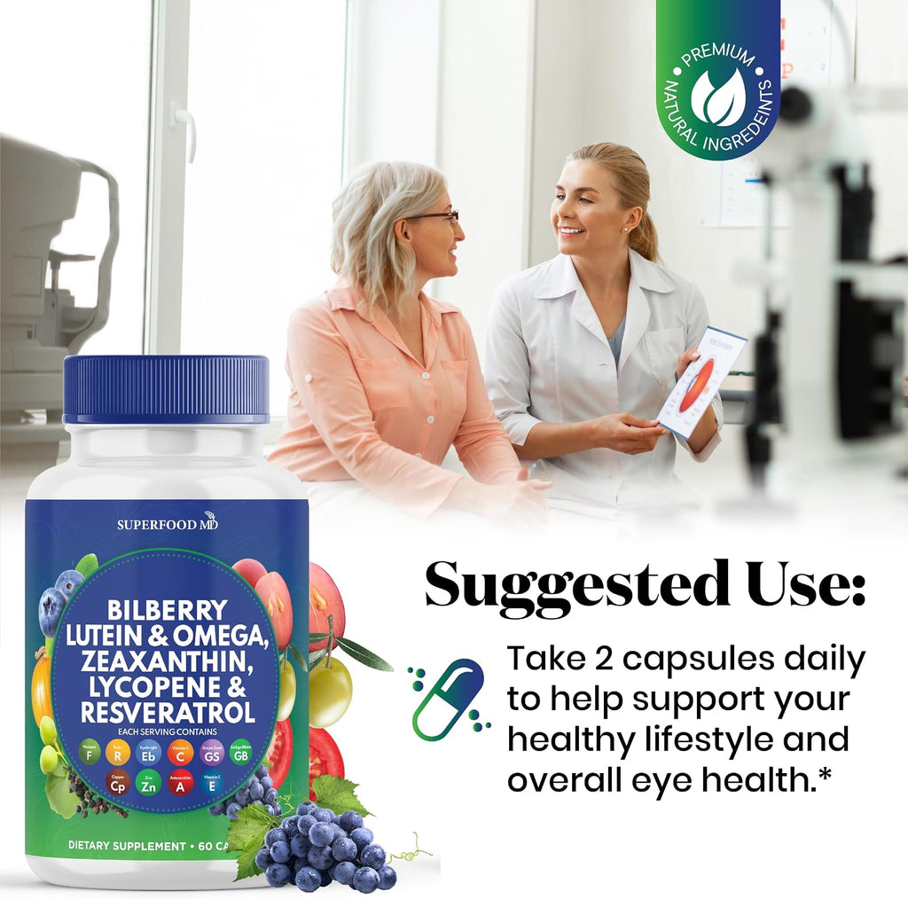 Eye health supplements for optimal vision