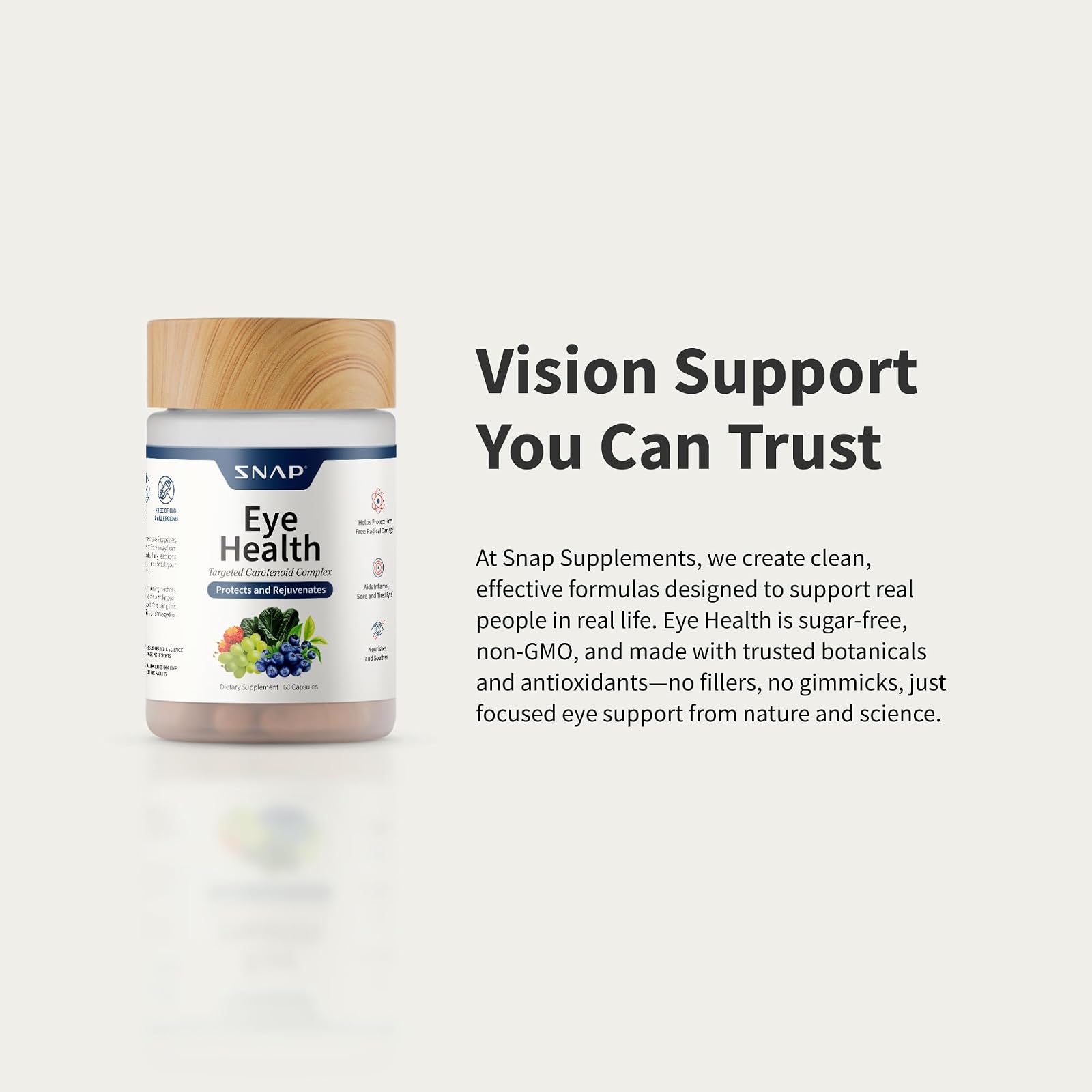 Eye health support with lutein