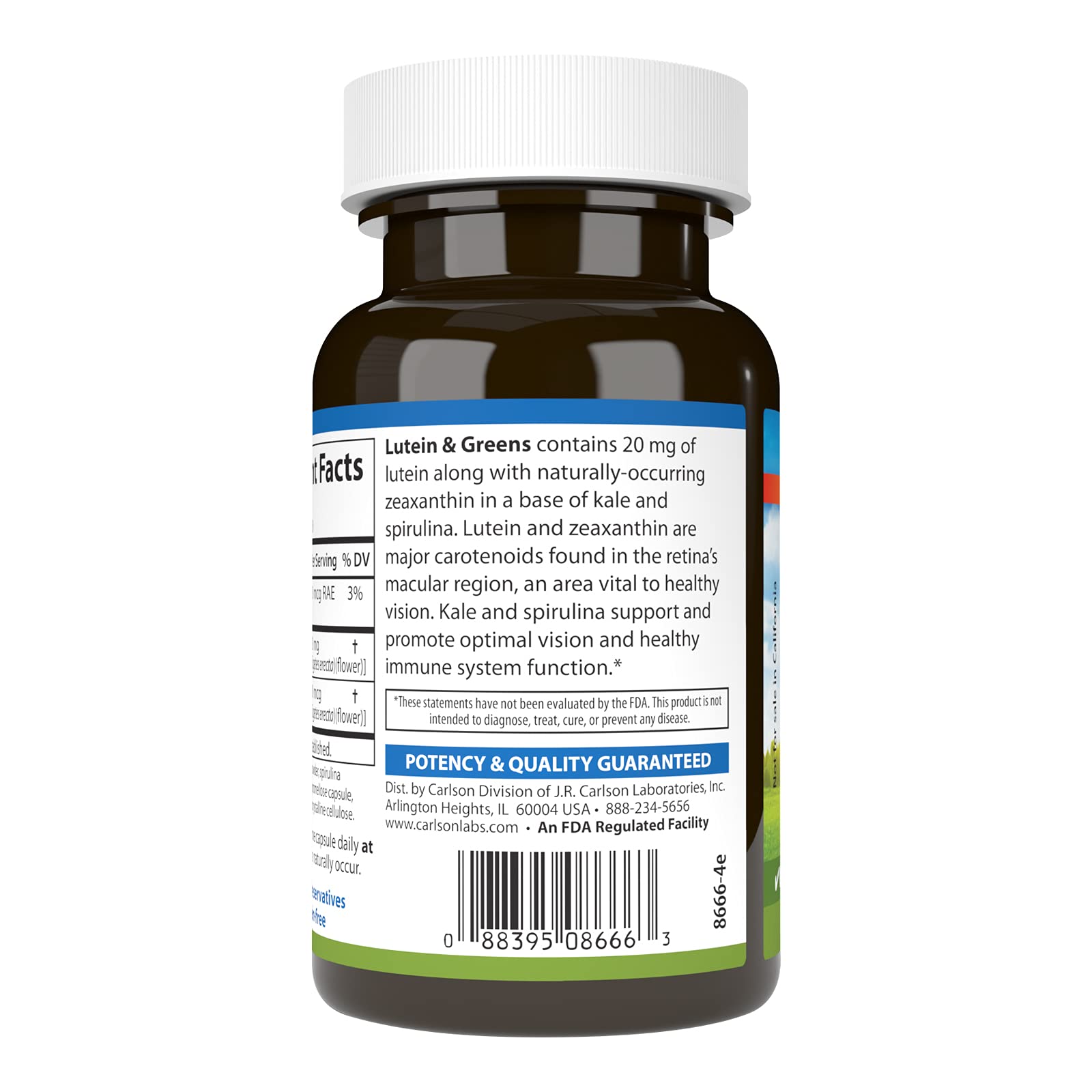 eye health support with lutein
