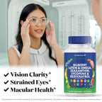 Eye health vitamins with essential nutrients