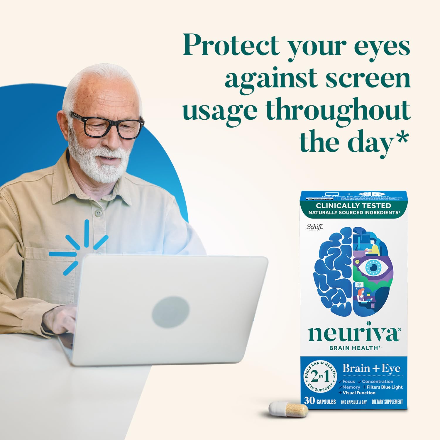 Eye protection with Lutemax formula