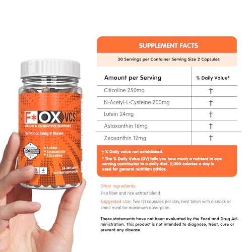 eye protection with vegan health capsules