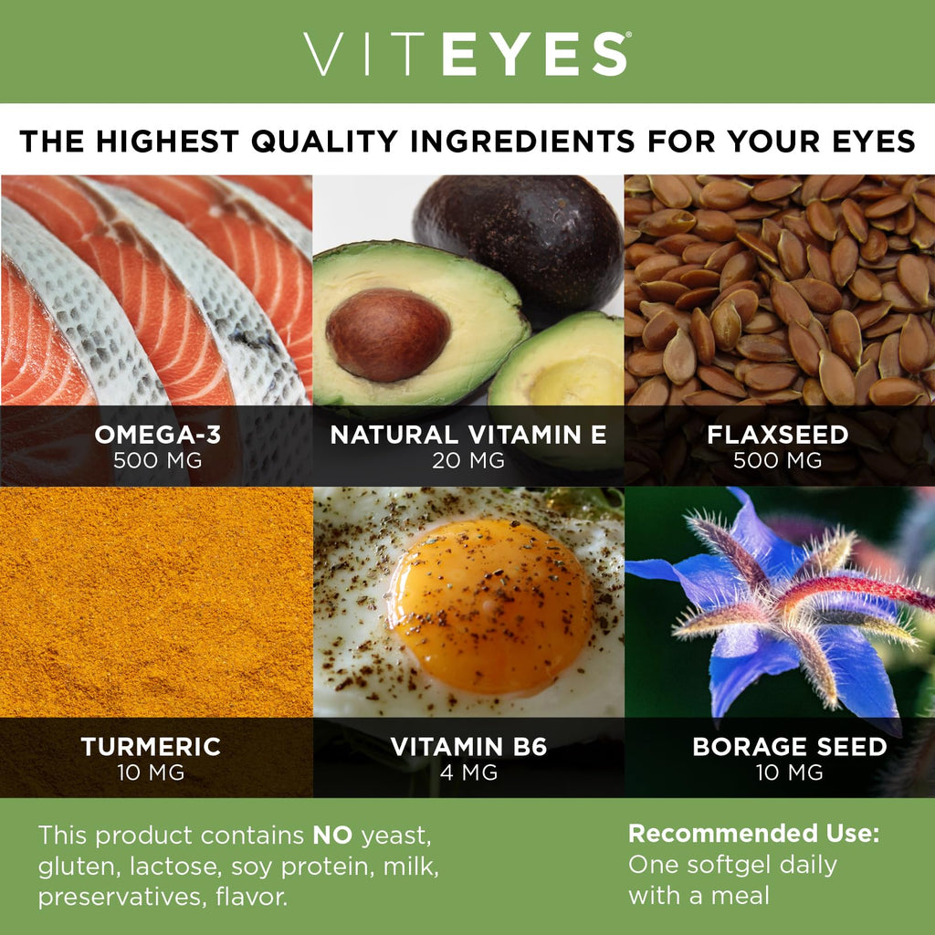 Eye soothing blend with fish oil