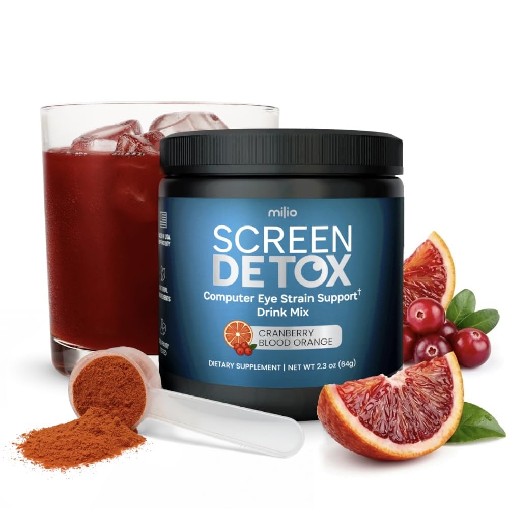 Eye strain relief drink mix
