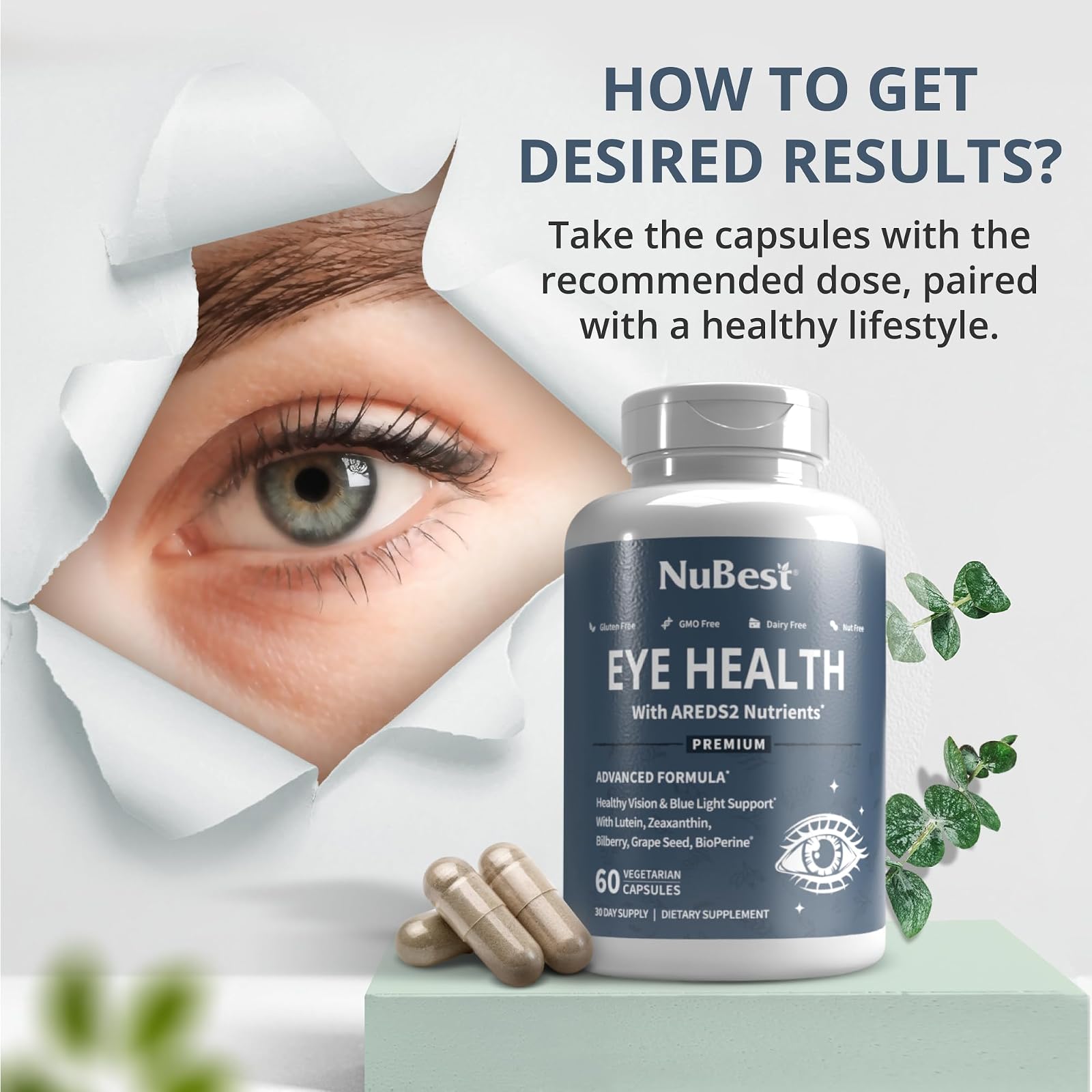 Eye support multivitamin for women