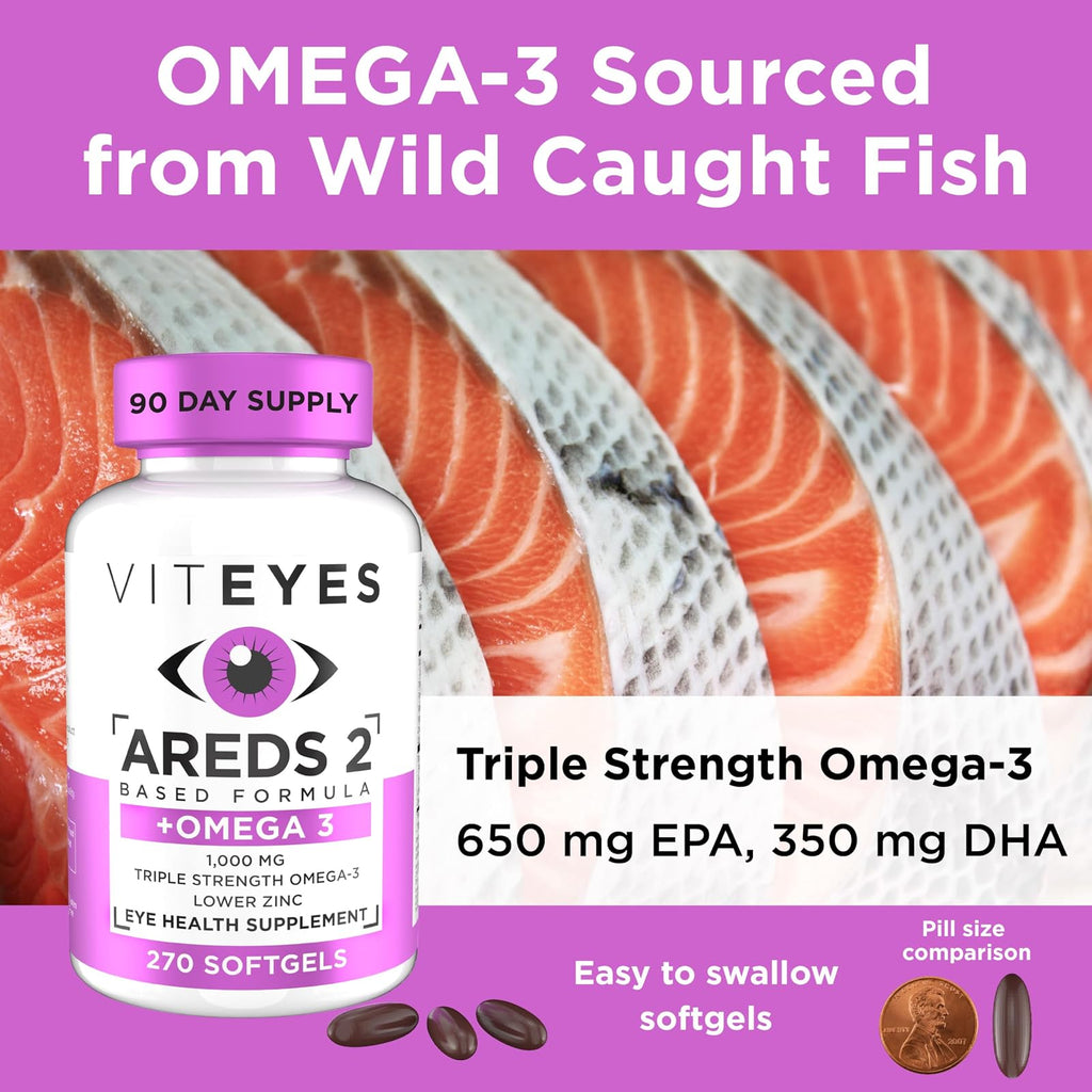 Eye support vitamins with Omega-3