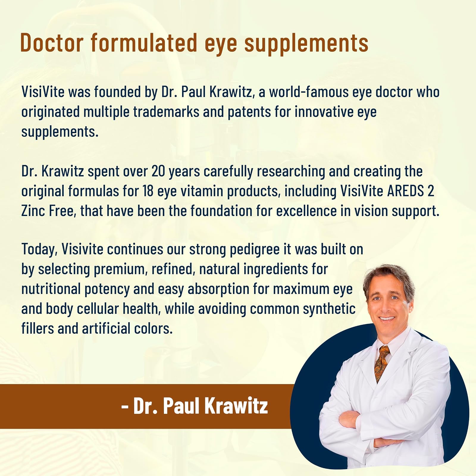 Eye vitamins for better eyesight