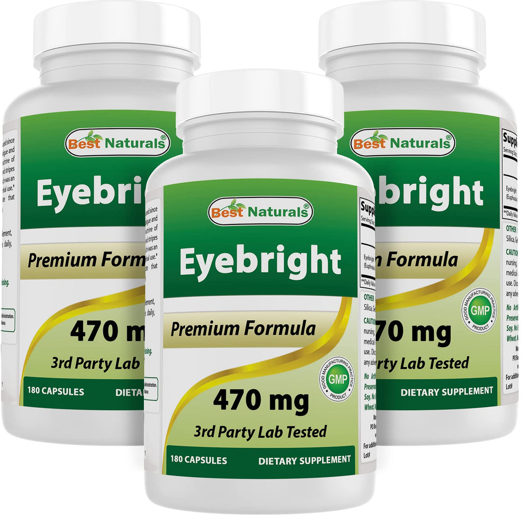 Eyebright capsules for eye health